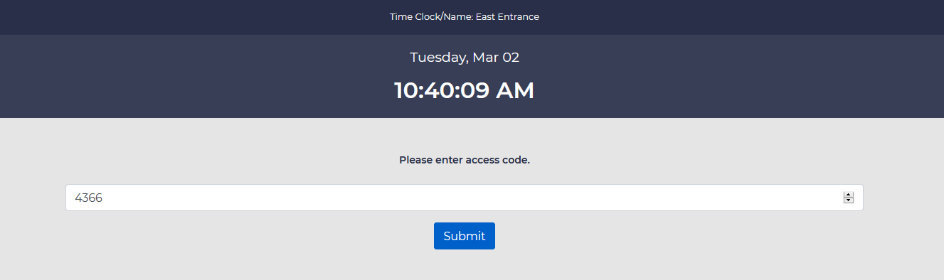 Set Up a Web Clock – HCM Help Center