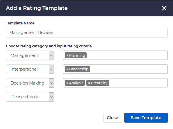 Rating Templates – HCM Help Center