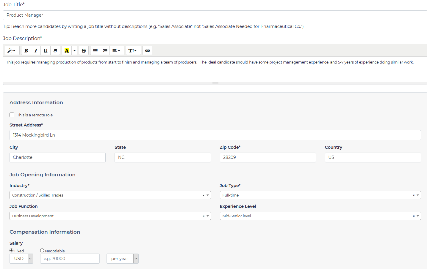 How To Create A Job Requisition HCM Help Center How To Create A Job Requisition HCM Help Center