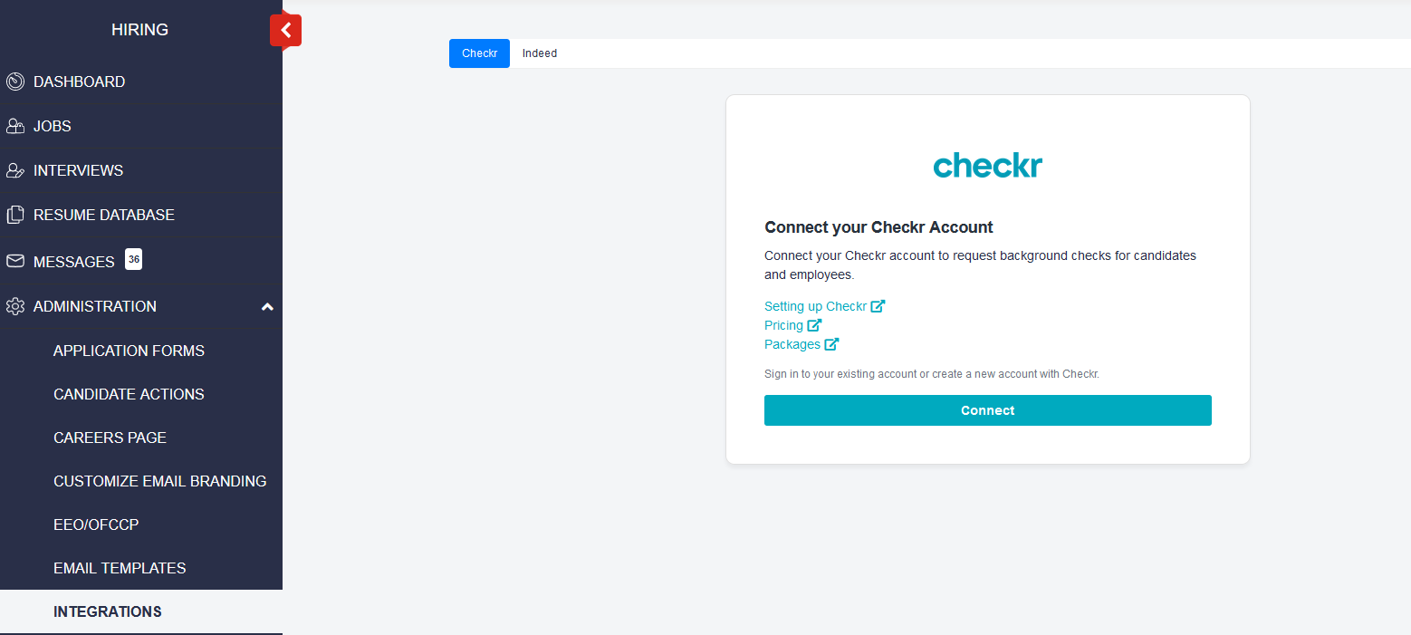 Integrations – HCM Help Center