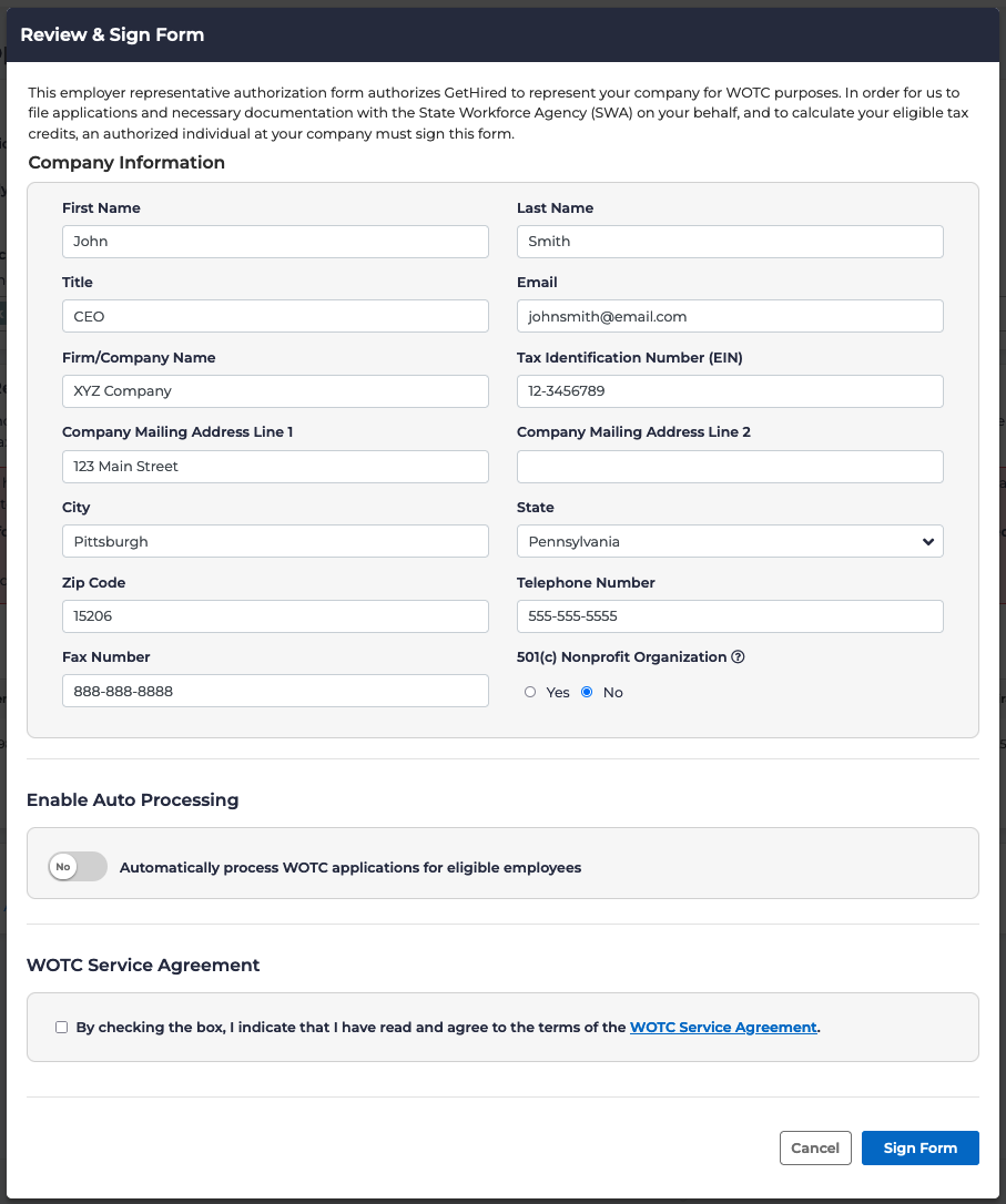 Welcome to WOTC – HCM Help Center