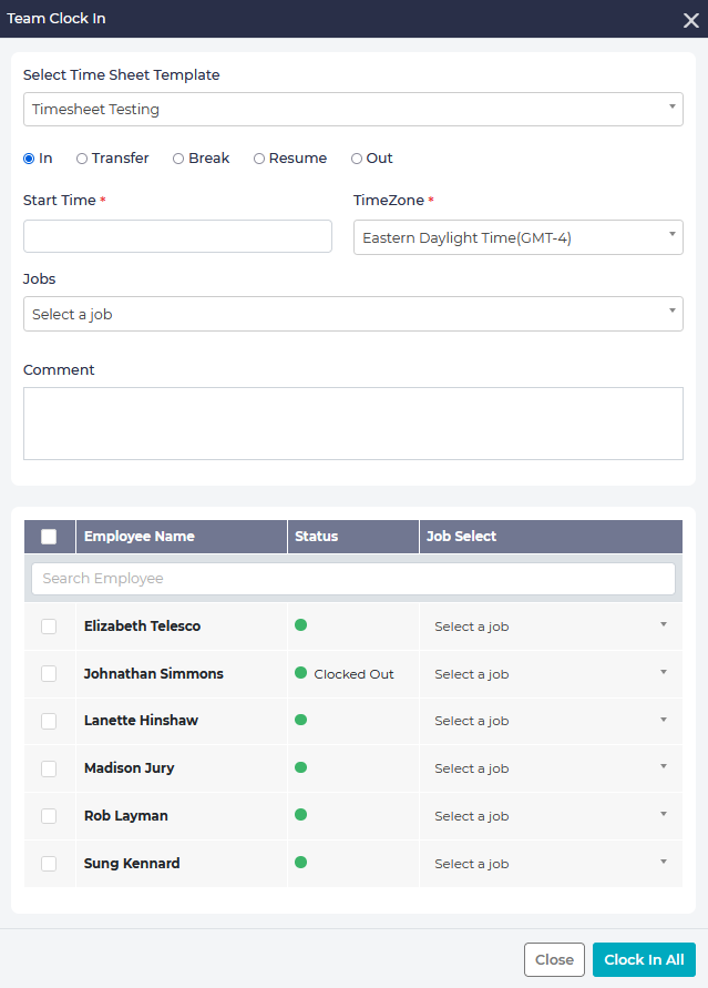Team Punch/Bulk Punch – HCM Help Center