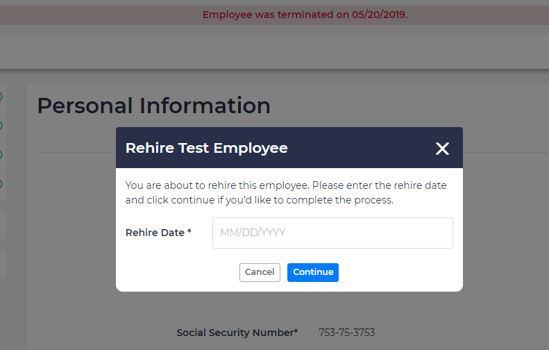 How to Rehire an Employee – HCM Help Center
