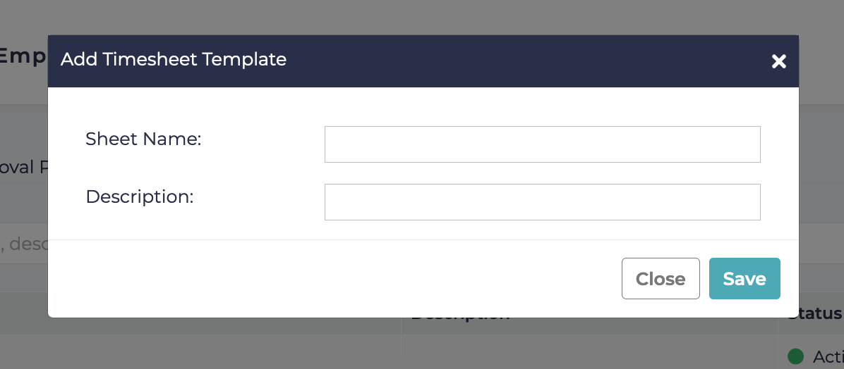 Add a Timesheet Template – HCM Help Center