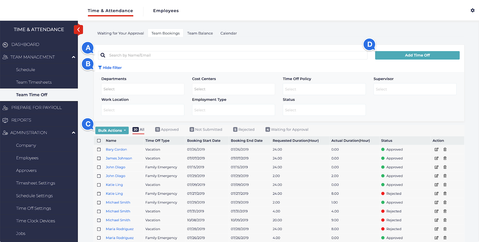 Team Time Off – HCM Help Center