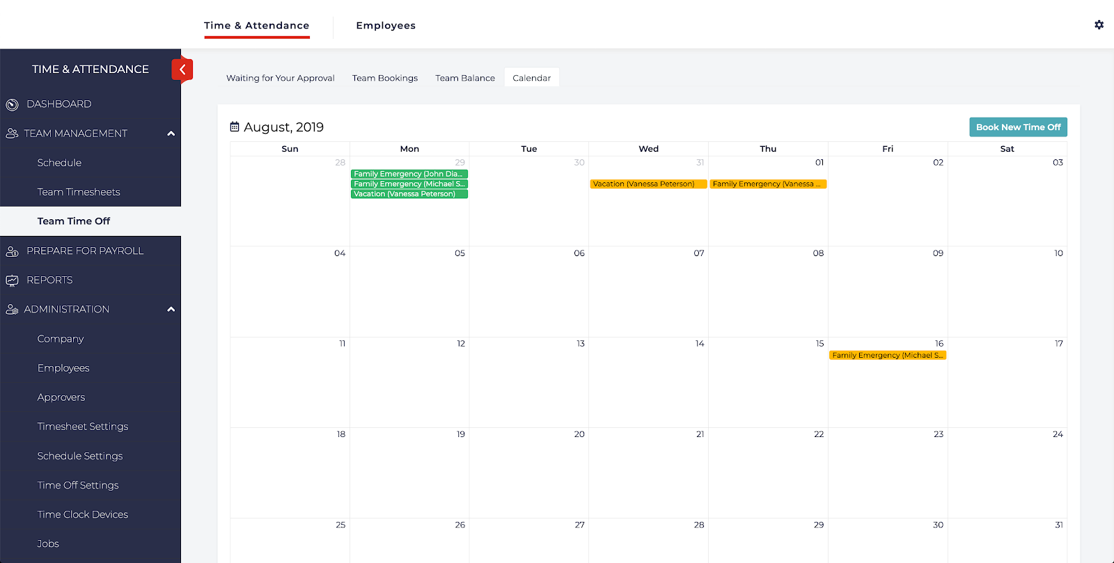 Team Time Off – HCM Help Center
