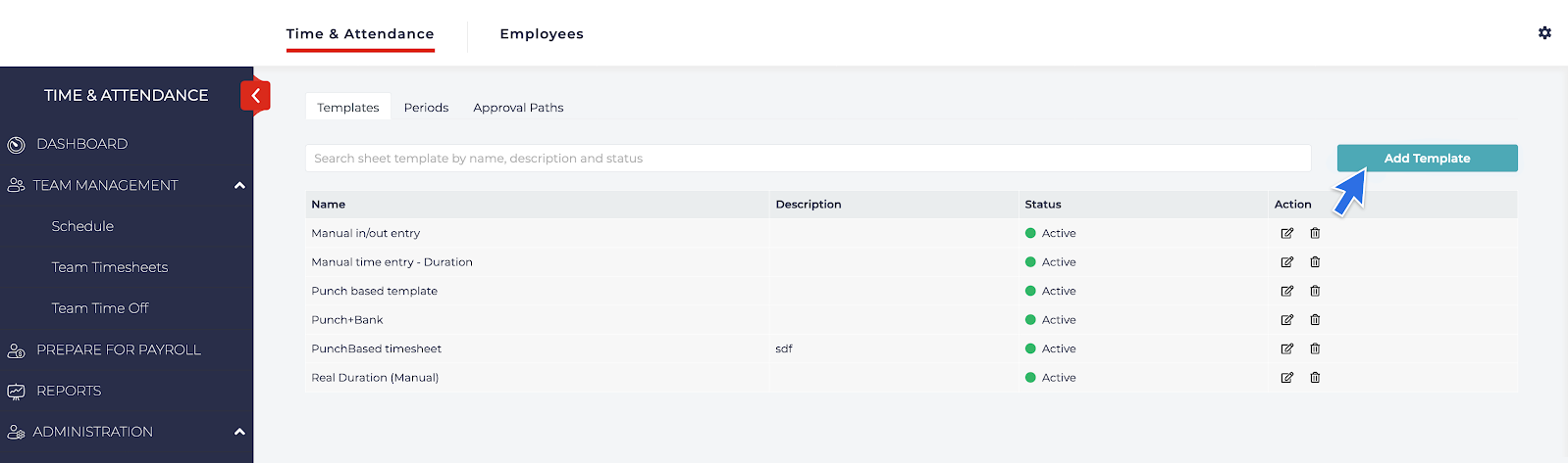Add a Timesheet Template – HCM Help Center