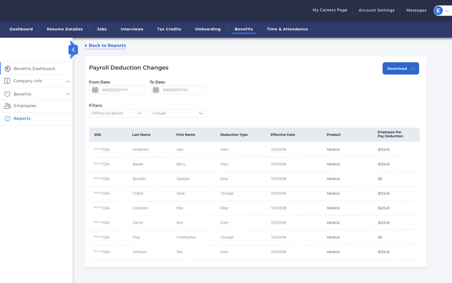 Reports – HCM Help Center