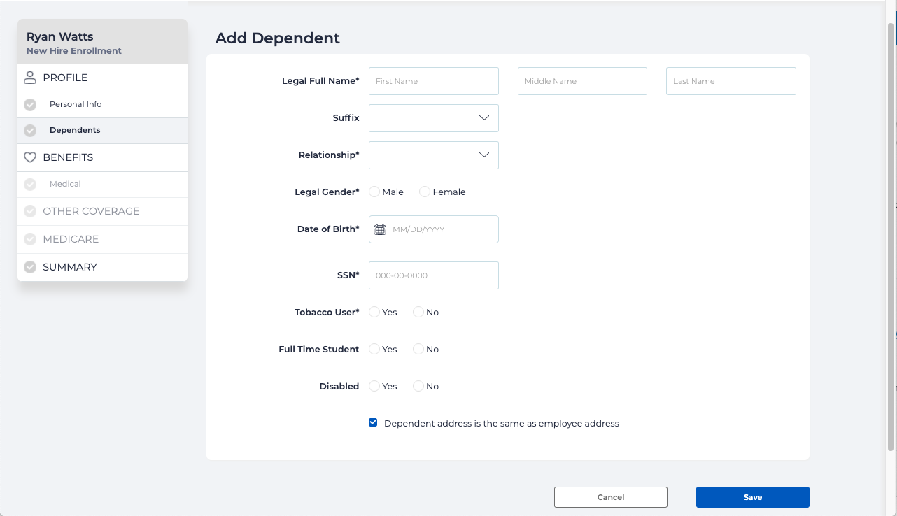Employee Benefits Enrollment Process – HCM Help Center