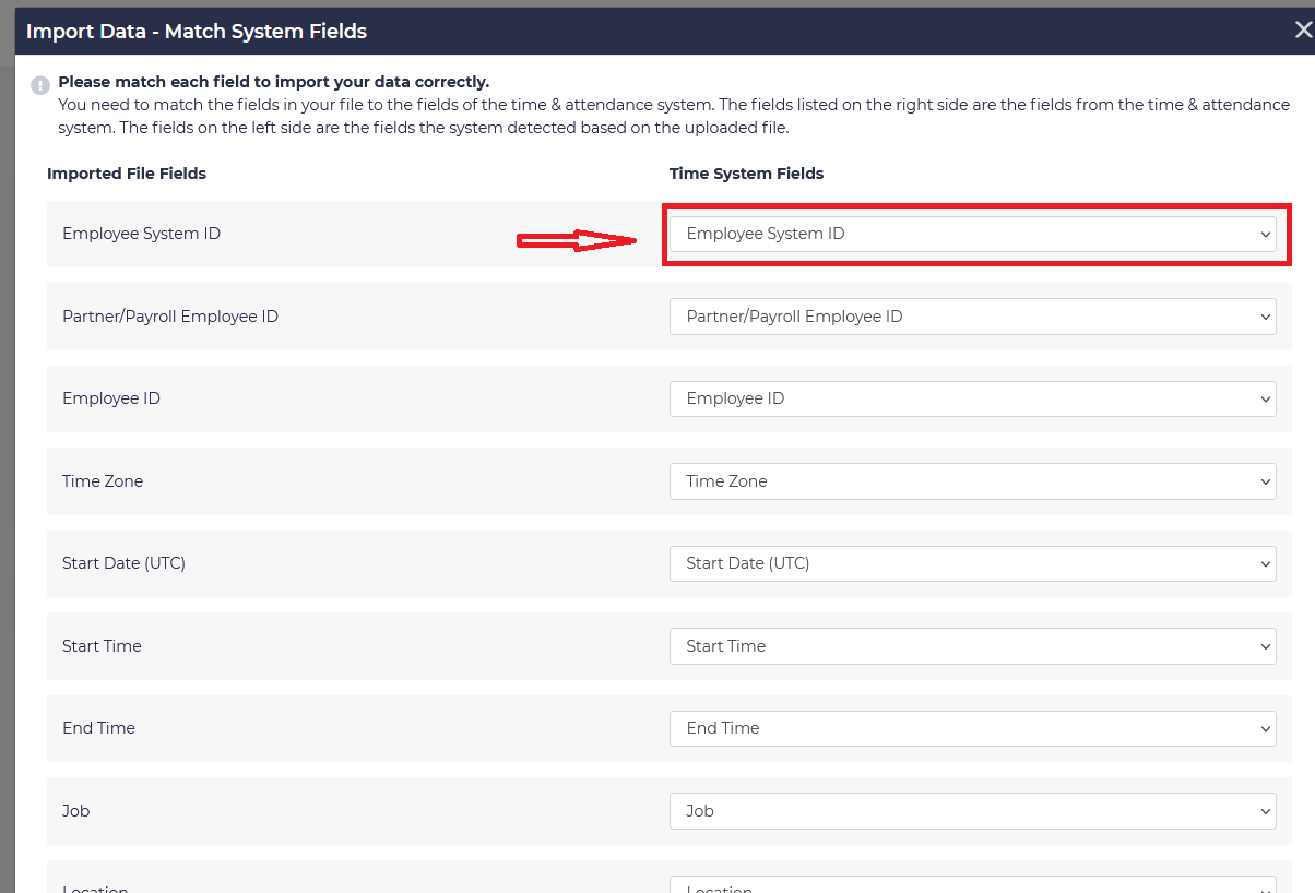Import schedules – HCM Help Center