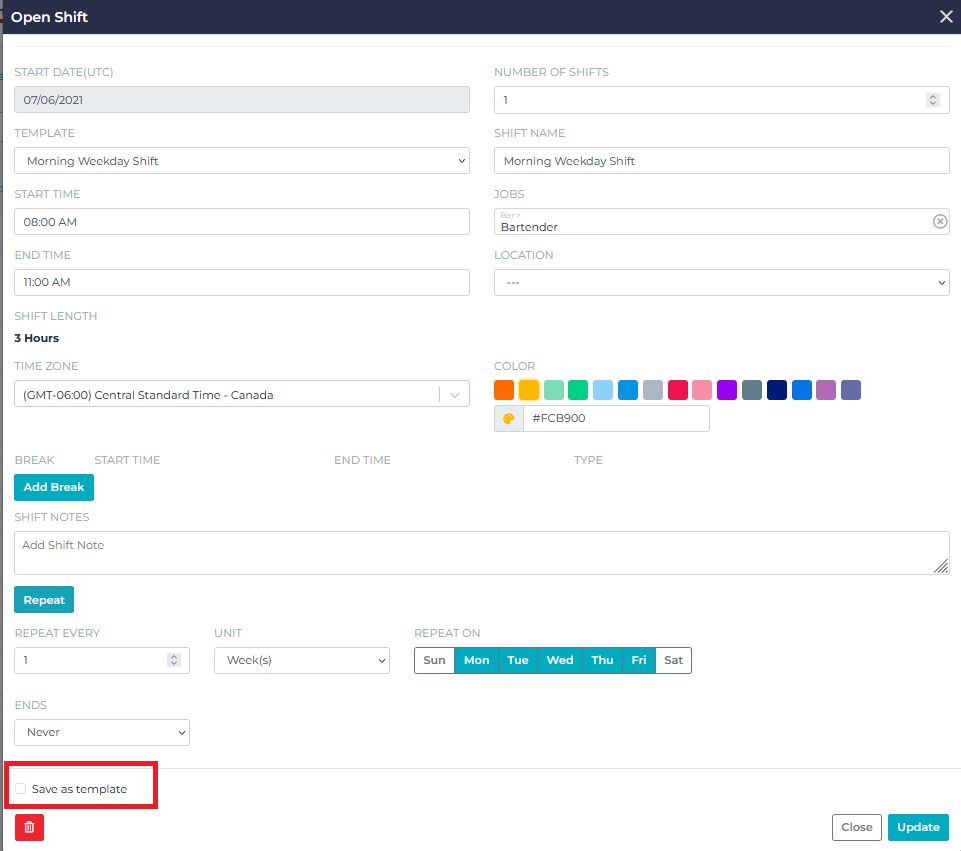 How To Create Schedule Templates HCM Help Center