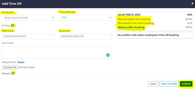 Team Time Off – HCM Help Center